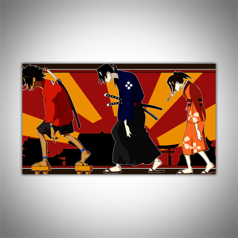 Samurai Champloo Inspired Silhouette